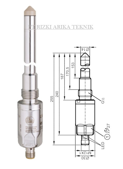 Jual Point Level Sensor LMT104 IFM - PT. Rizki Arika Teknik